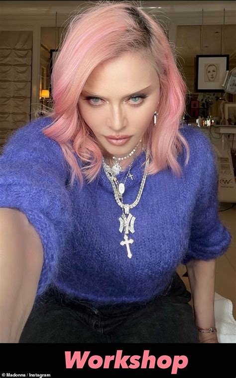 Madonna 64 Shows Off Her VERY Smooth Complexion And Puts Her Derriere
