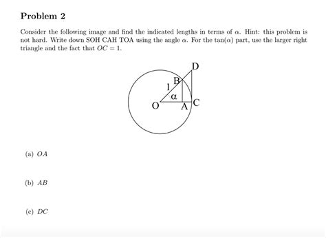 Problem Consider The Following Image And Find The Chegg