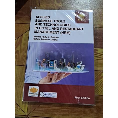Applied Business Tools And Technologies In Hotel And Restaurant