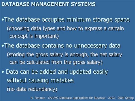 data base management ssystem ppt