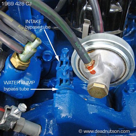 Ford Fe Intake Water Pump Bypass Tube Dead Nuts On Ford Fe Intake Water Pump Bypass Tube Dead Nuts On
