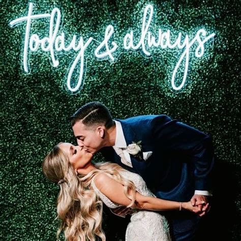 Wedding Neon Sign Forever Always Custom Sign Neon Sign Better Together