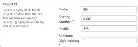 Create Unique Project Ids For My Projects In Project Online