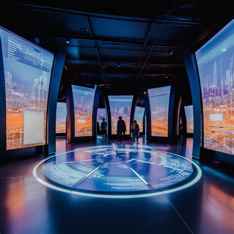 Circular Digital Signage Architecture Building Design Urban Landscape Design Interactive Design