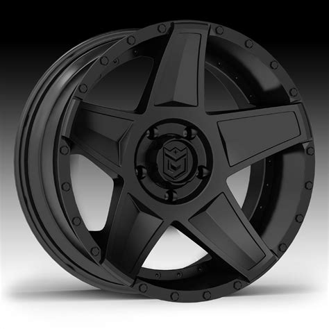 DropStars 648BB Satin Black Custom Wheels Rims 648BB Discontinued