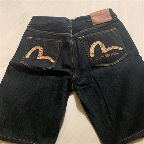 Evisu Men's Shorts | Depop