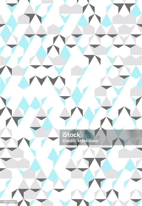 삼각형 및 육각형 불규칙 벡터 다채로운 추상 기하학적 패턴 0명에 대한 스톡 벡터 아트 및 기타 이미지 0명 3차원 형태 가능성 Istock