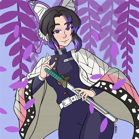 Demon Slayer Shinobu Kocho Fanart By Technichality On Deviantart