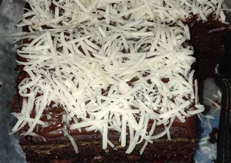 Resep Brownies Kukus Coklat Topping Keju Oleh Puput Pamungkas Cookpad