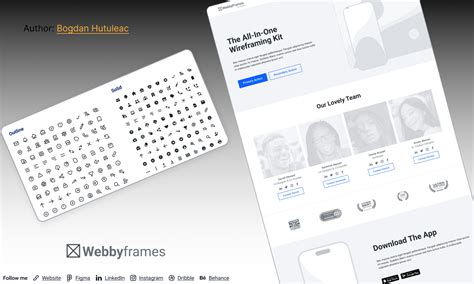 Webbyframes Elevate Your Design With A Free Wireframing Kit For