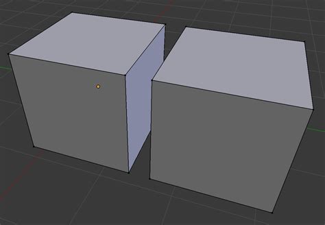 Mesh Merging Two Cube Meshes Blender Stack Exchange