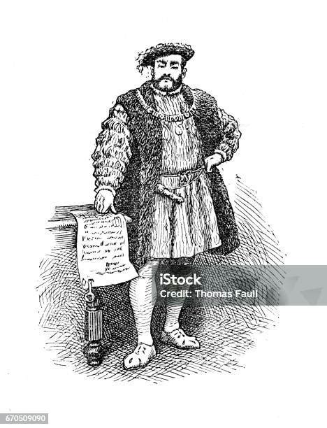 พระเจ้าเฮนรีที่ 8 แห่งอังกฤษ ภาพประกอบสต็อก ดาวน์โหลดรูปภาพตอนนี้ Henry Viii Of England