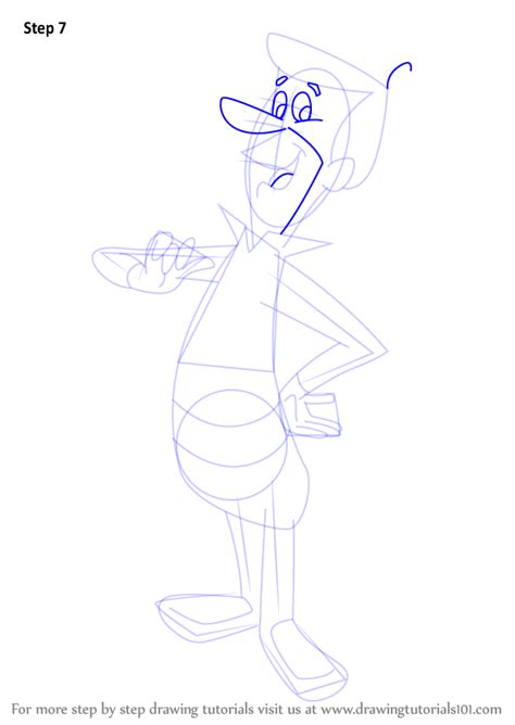 Learn How To Draw George Jetson From The Jetsons The Jetsons Step By