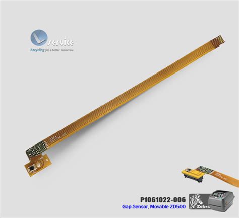 Sensor De Ajuste Móvel De Gap Zebra Zd500 Lservice Peças E Impressoras