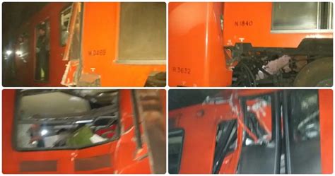 Chocan Vagones De El Metro En Cdmx Reportan Un Muerto