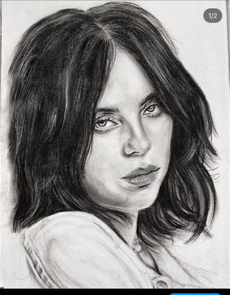 Billie Eilish Drawing For Sale £75 Rartstore