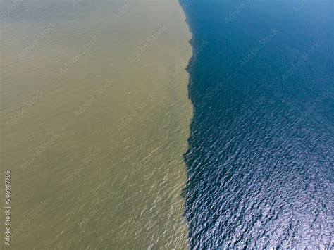 Different Colors Of The Water