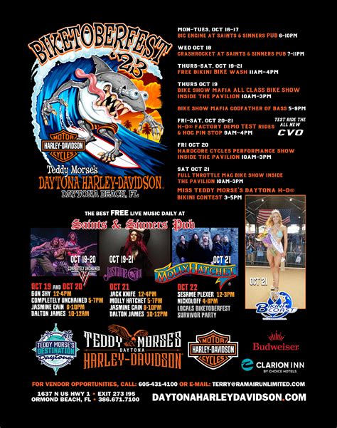 Biketoberfest Teddy Morse S Daytona Harley Davidson Ormond Beach