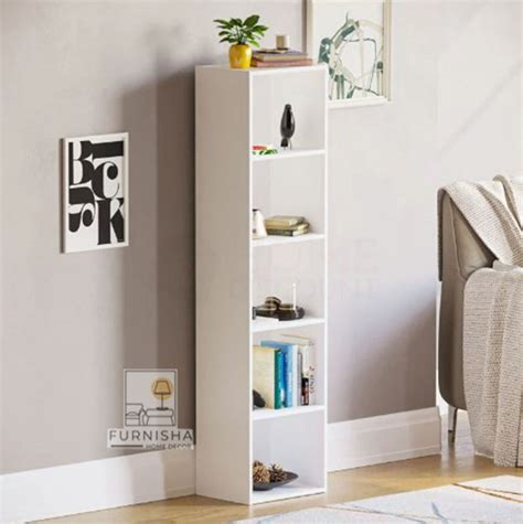 Furnisha 5 4 3 2 Tier Cube Bookcase Shelving Storage Unit White Book
