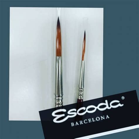 Pinceles De Acuarela Punta Extra Larga De Escoda