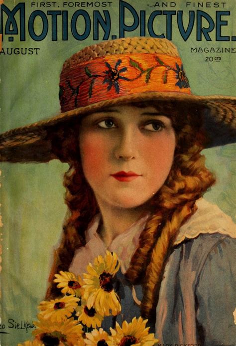 Mary Pickford Motion Picture Magazine Cover Portrait