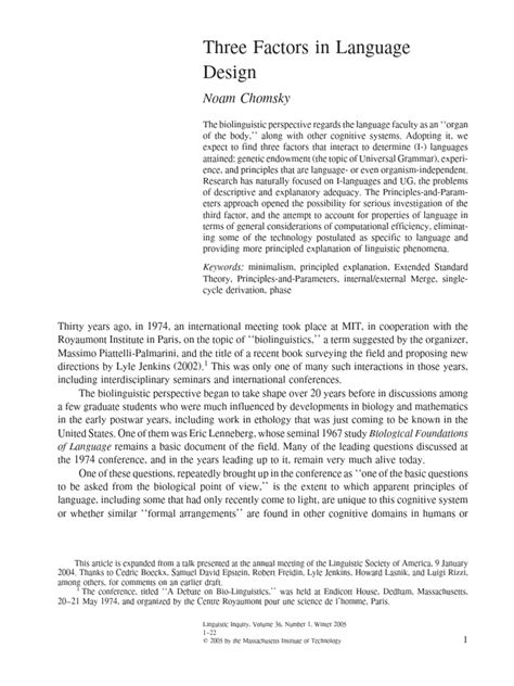 chomksky li pdf semantics linguistics