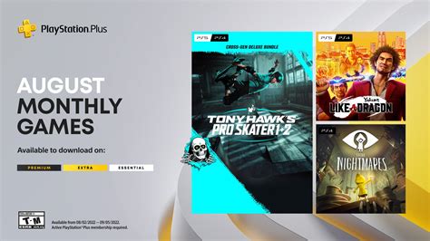 Playstation Plus Monthly Games For August 2022 Announced Gematsu