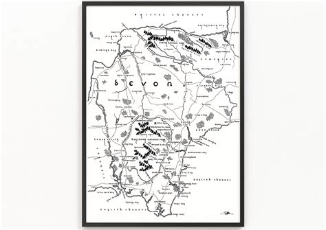Devon County Map Print County Map Minimalist Map Art Etsy Uk