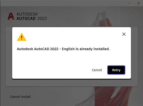 Autocad 2022 Installation Error Autodesk Community