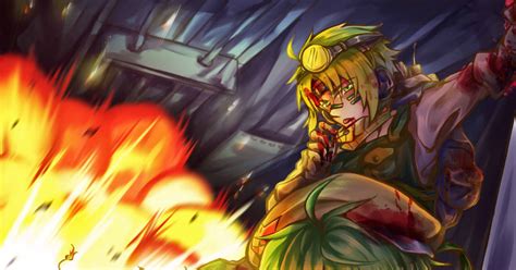 ハッピーツリーフレンズ Htf擬人化 英熊的血液是綠的のイラスト Pixiv