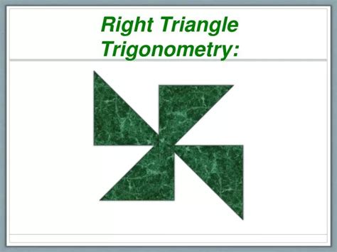 Ppt Right Triangle Trigonometry Powerpoint Presentation Free
