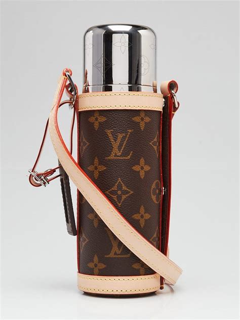 Louis Vuitton Monogram Canvas Flask Holder Wstrap Yoogis Closet