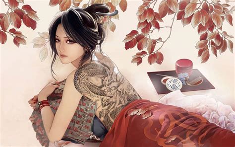 Japanese Geisha Art Wallpapers Top Free Japanese Geisha Art