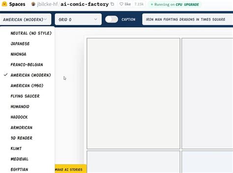 Ai 코믹 팩토리 플레이그라운드 창의적인 허브