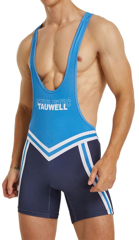 Mens Sport Wrestling Singlet Supporters Slim Fit Sport Bodysuit