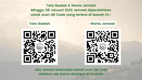 Ibadah Hari Minggu I Sesudah Epifania Minggu 8 Januari 2023 YouTube