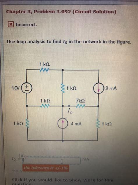 Solved Chapter 3 Problem 3092 Circuit Solution Ex