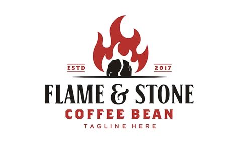Coffee Roaster Logo Design Premium Vector