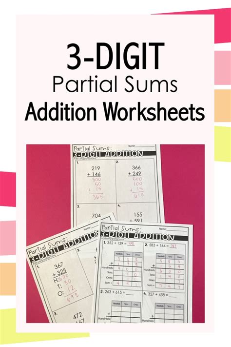 Partial Sums Addition Method How To Best Teach This Method To