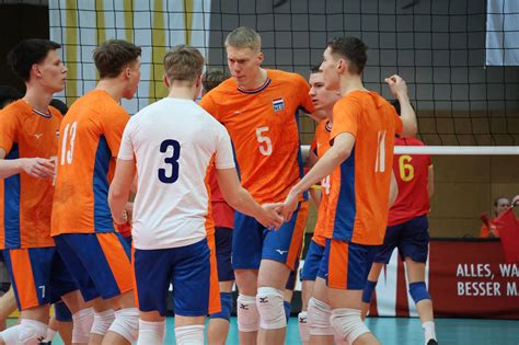 Wevza Verlies Jong Oranje Jongens Vs Spanje Vizier Op Volleybal