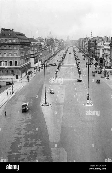 The Empty Unter Den Linden Street In Berlin After The War Began 1939
