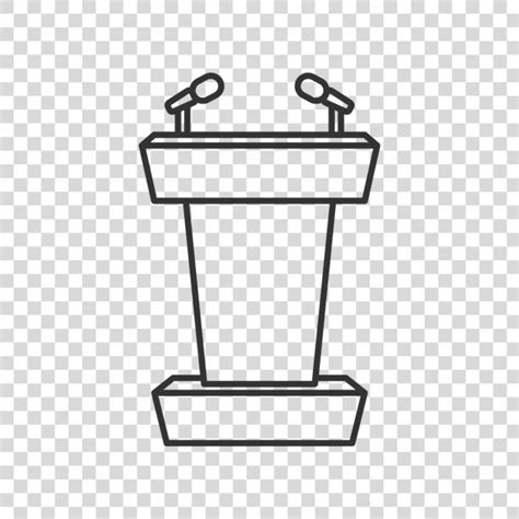 250+ Lecture Podium Drawing Stock Illustrations, Royalty-Free Vector Graphics & Clip Art - iStock