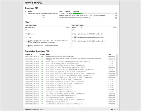 Yet Another Web GUI For Rclone Rcd Feature Rclone Forum