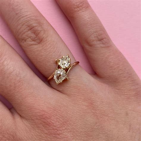 Diamond And Gold Toi Et Moi Ring At 1stdibs