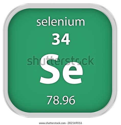 Selenium Material On Periodic Table Part Stock Illustration 282169016