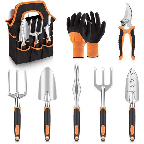 Xdeer Gartenpflege Set 8 Stück Gartenpflege Set Gartengeräte Mit