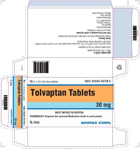 Tolvaptan Package Insert