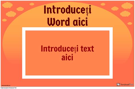 Strategii Cu Un Singur Cuvânt Storyboard Por Ro Examples
