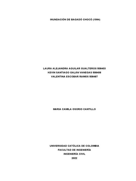 Tencion Y Prevencion Pdf Inundar Lluvia
