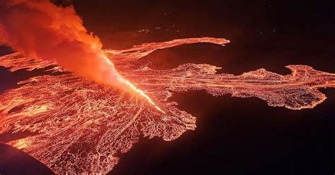 Las Impresionantes Imágenes De Un Volcán En Islandia Que Luego De Estar